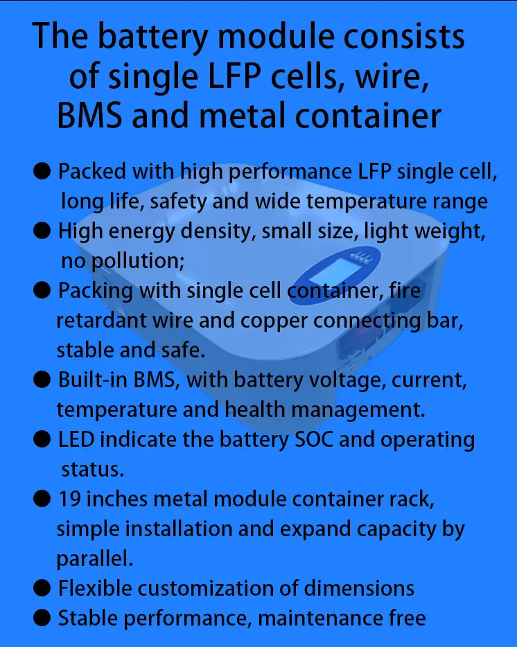 Factory Oem Energy Storage Wall Hanging Type 51.2v100ah Lithium Iron ...