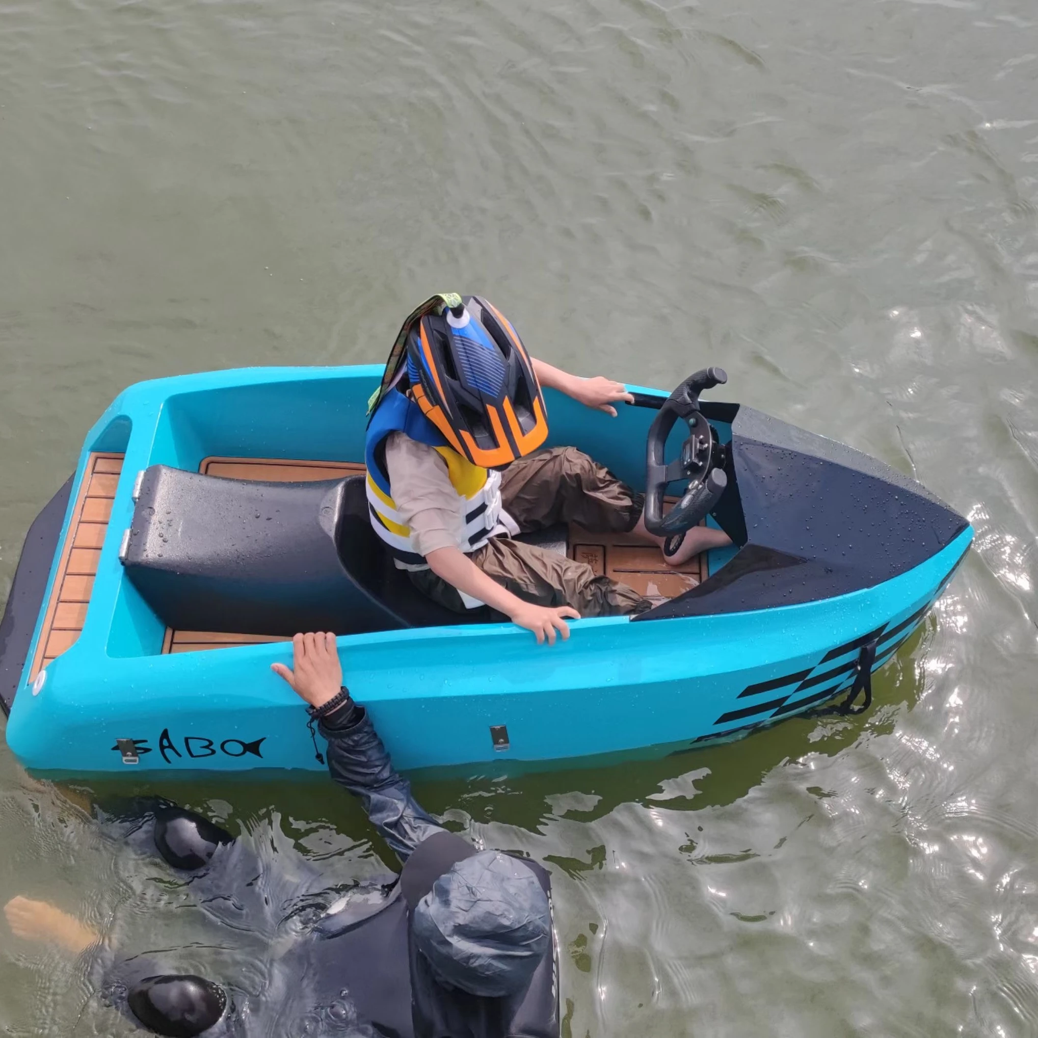 Personal Watercraft Mini Electric Wave Jet Boat | 45km/h Speed, Custom ...