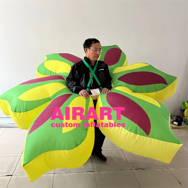 Giant Inflatable Funny Flower Inflatable Costumes 6 different color ...