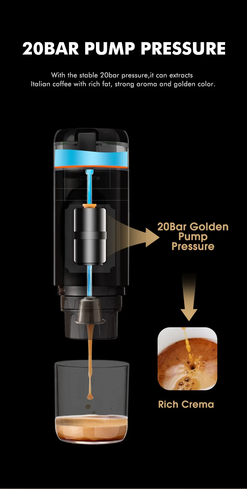 Wholesale Outln Outin Nano Portable Mini Electric Espresso Machine ...