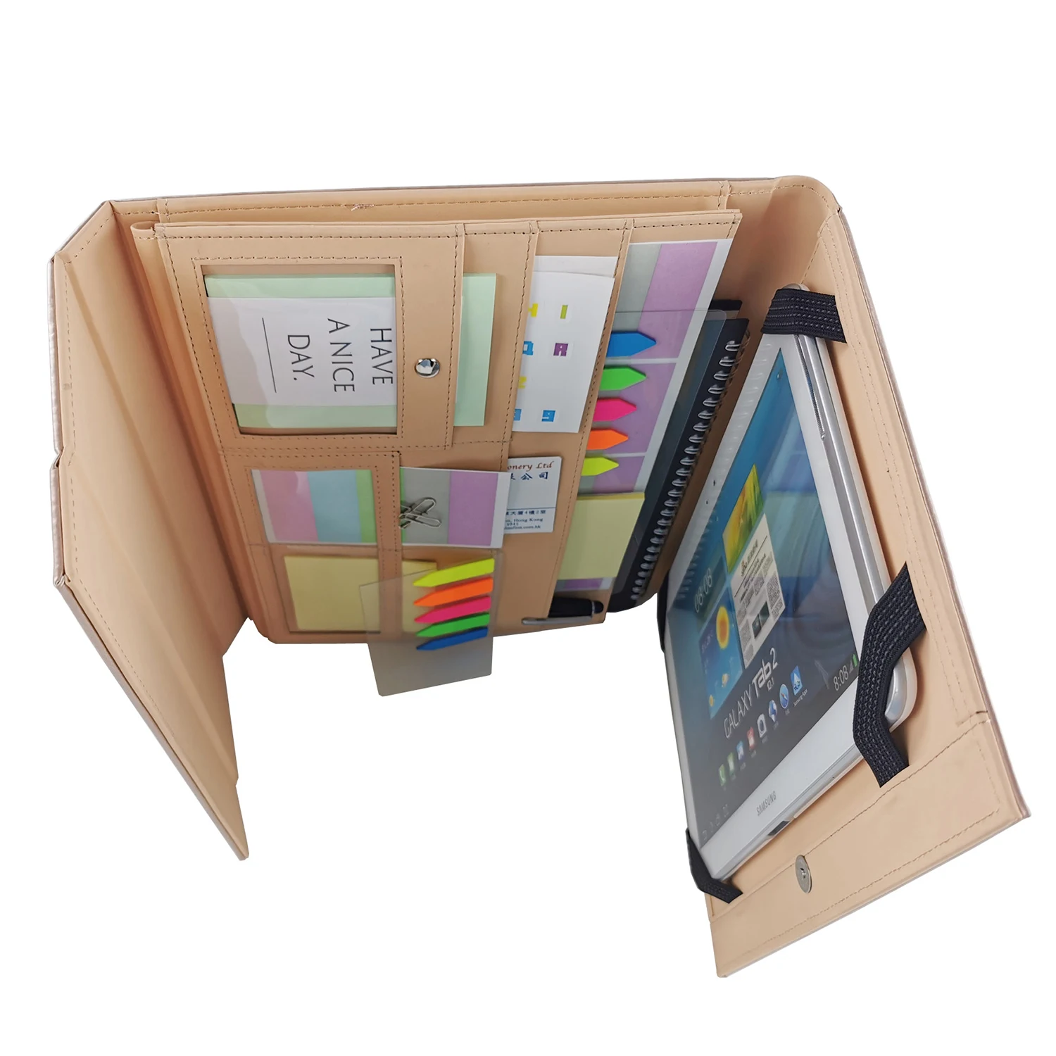 Customized File Leather Portfolio Folder Organizer Executive Business ...