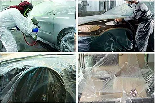 Transparent Masking Film Painter Pre Taped Plastic Protection for ...