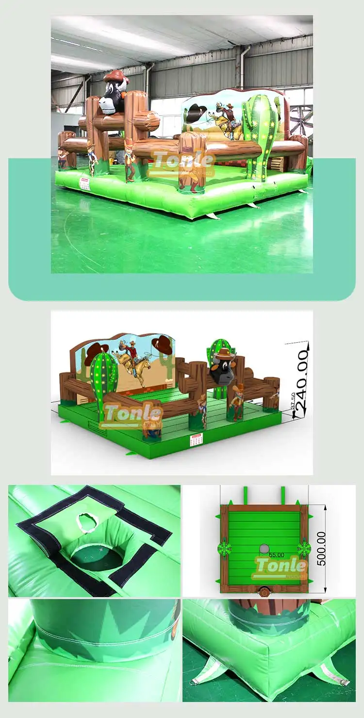 Inflatable Bull Riding Machine - Adult Mechanical Bull Game