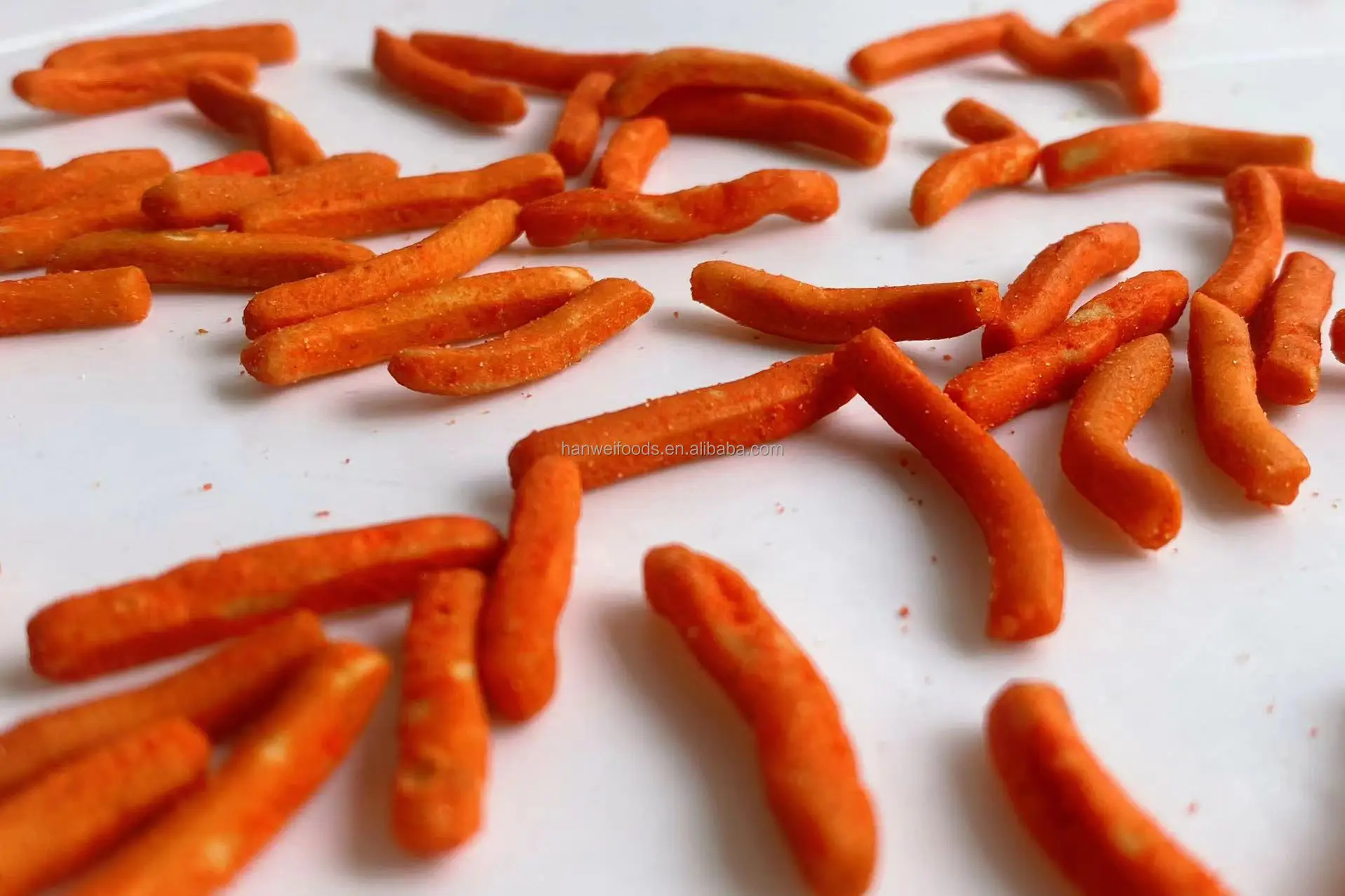 Hot Sale Asian Cracker Strips - Crispy Shrimp Fries Snacks, Baked Grain ...