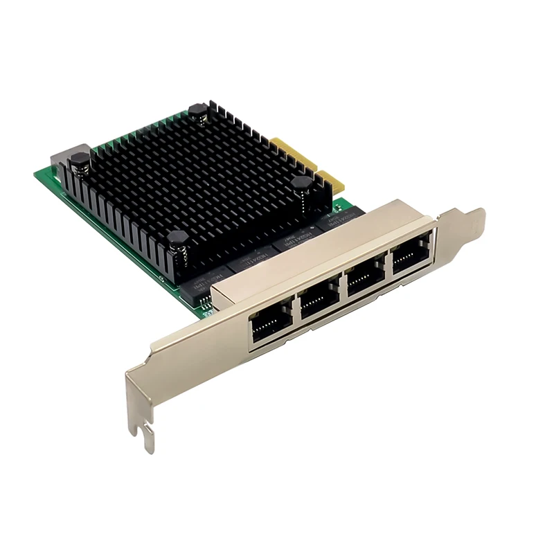 Pcie X4 Rtl8125b Quad-port 2.5gb Nic Four 10/100/1000m Rj45 Ports ...