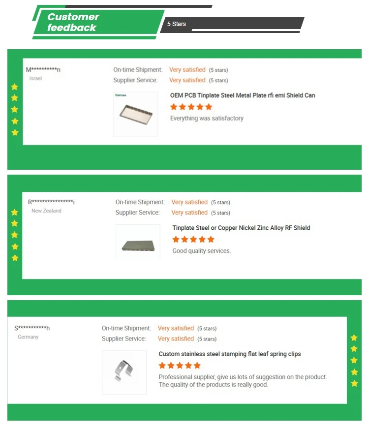 Custom Stamped Shield Fence Emi Rf Shield Sheet Metal Tin Plated Steel ...