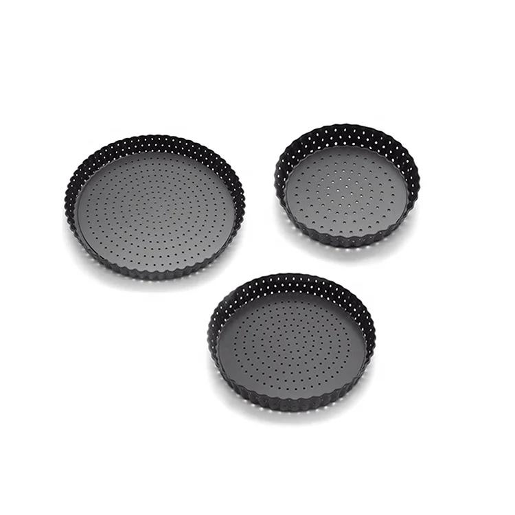 Stackable Commercial Pizza Bakeware Aluminium Metal Punched Perforated ...