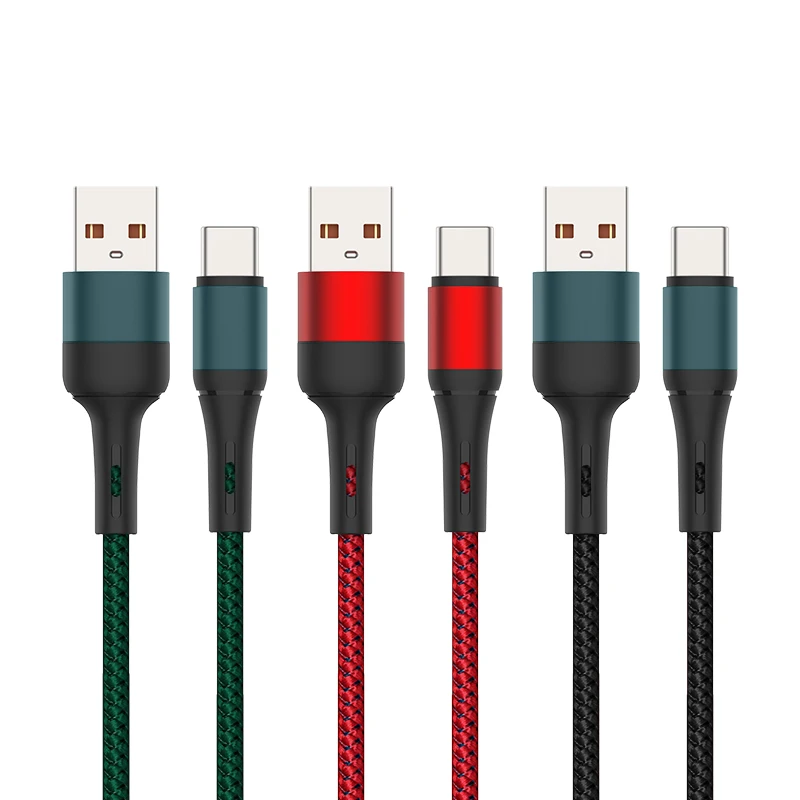 Schitec Factory ODM OEM 1m Nylon Braided USB Type C Cable