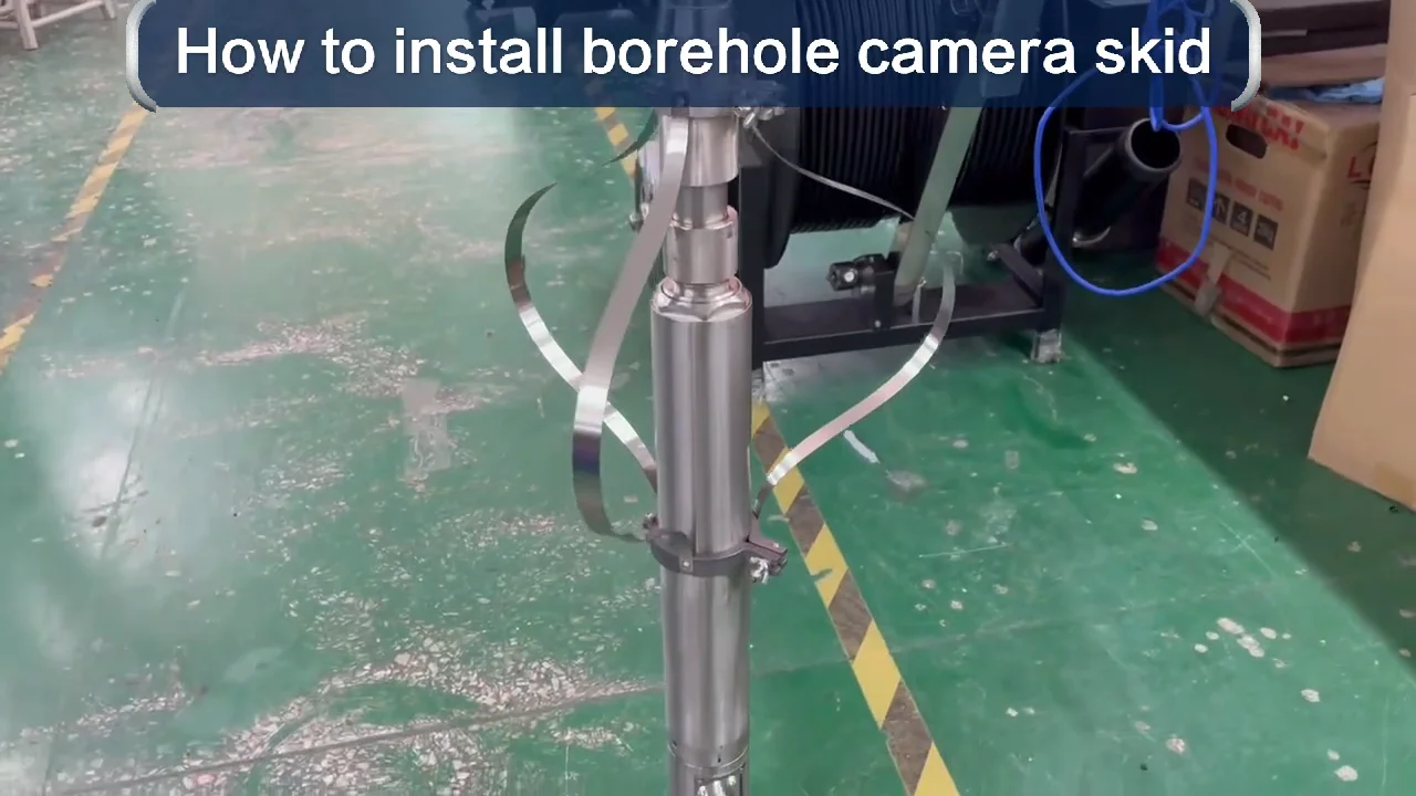 45mm Dual Views Underwater Borehole Camera 360 Degree Rotation Water ...