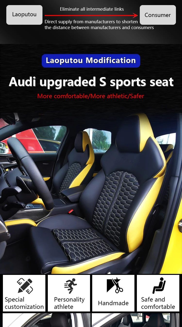 Audi Racing Seats - Custom Carbon Fiber & Leather Sport Seats