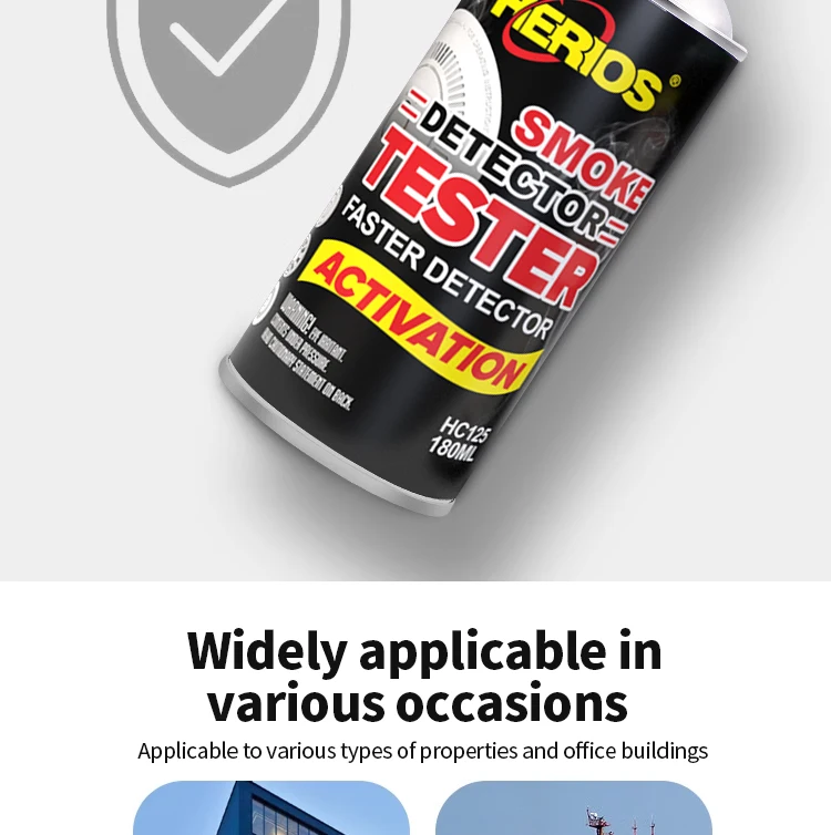 HERIOS Smoke Detector Tester - Reliable 180 ML Spray