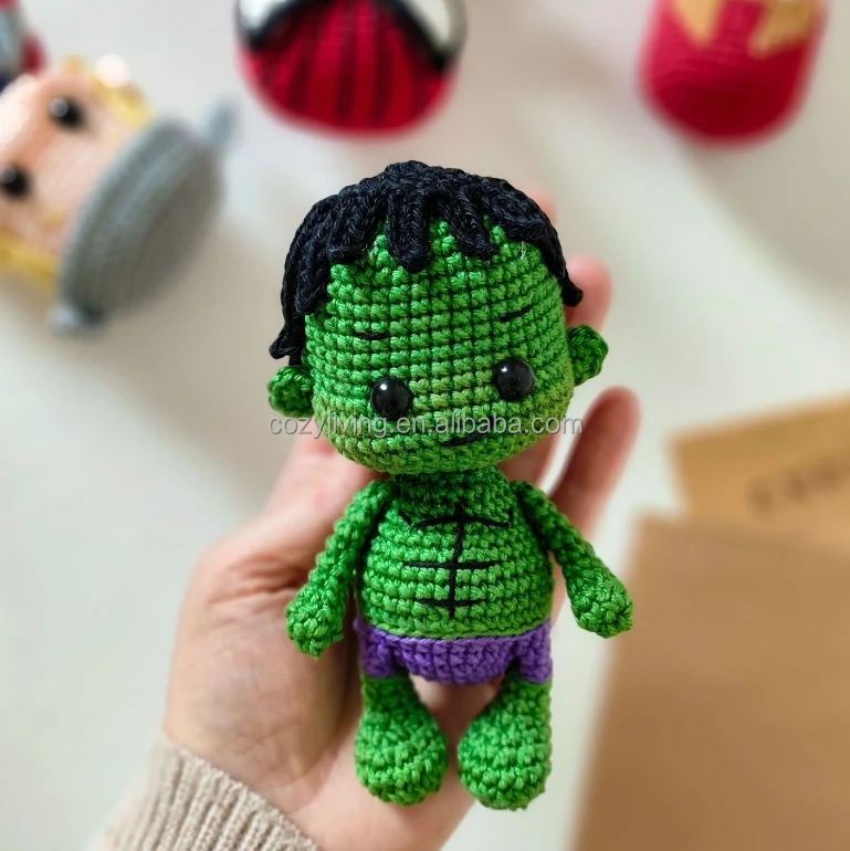 Amigurumi Small Size Marvel-characters Crochet Super Cool Iron-man Hand ...