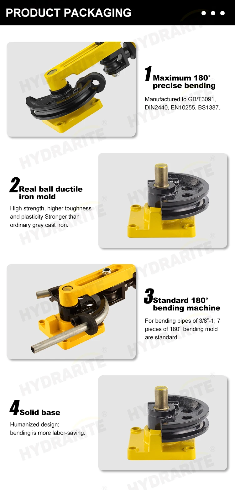 3/8"-1" Lever Pipe Bender HHW-25S for Manual Tube Bending