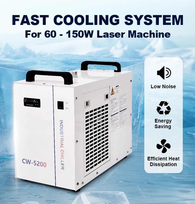 Alibaba.com: CW5200 Industrial Laser Water Chiller with precise ...