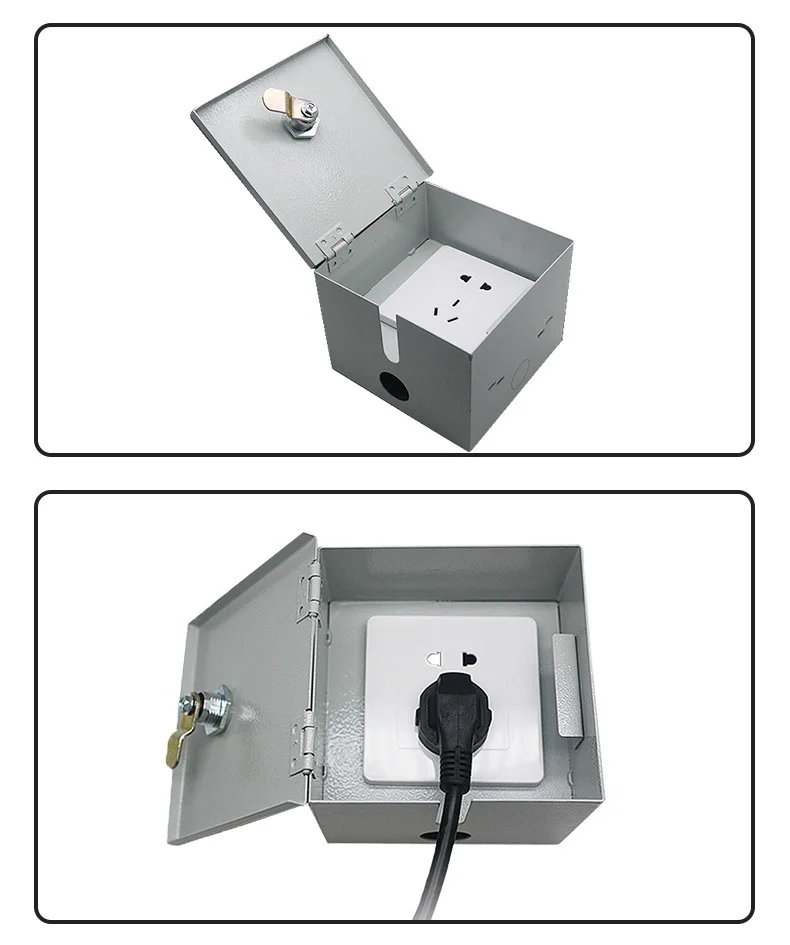 Battery Car Charging Protection Box Power Socket Waterproof Rainproof ...