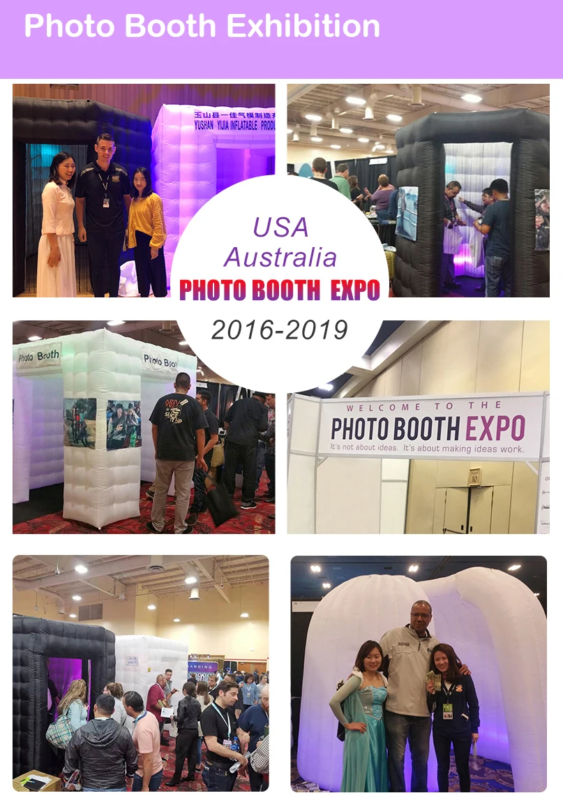 Outdoor Led Photo Booth Backdrop Portable Inflatable 360 Round Photo ...