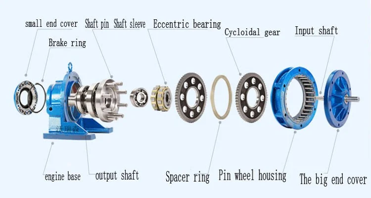 Woruisen Vertical Cycloidal Pinwheel Reducer - Various Speed Ratios