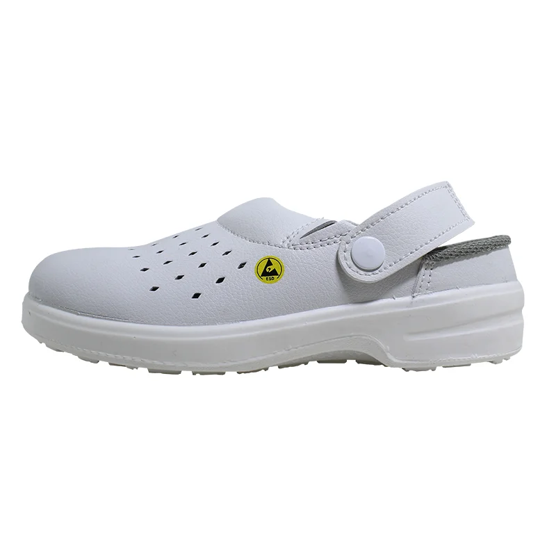 CA-452 Cleanroom ESD Safety Shoes/PU Leather Antistatic Working Shoes ...