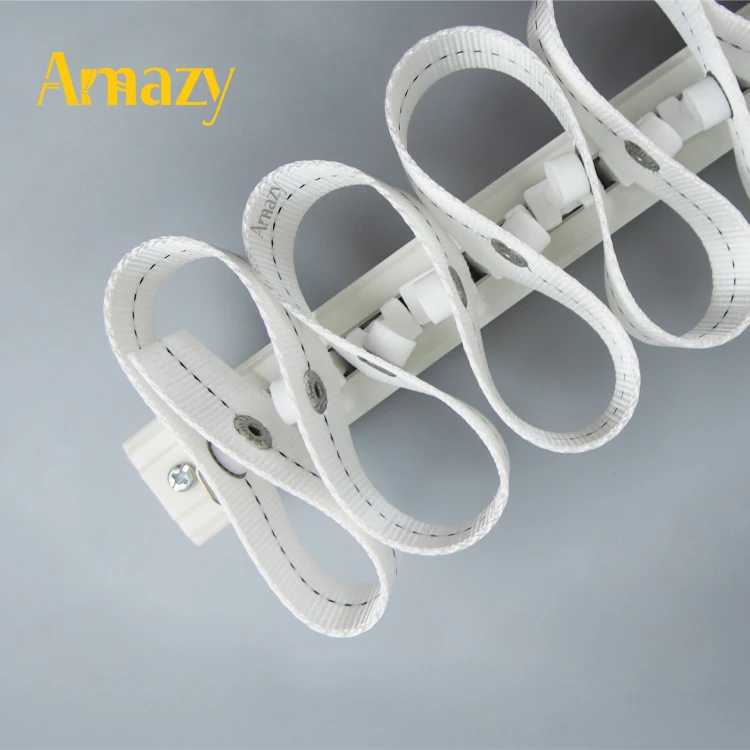 Modern Luxury Wave Ripple Fold Curtain Tape White Easy Fix