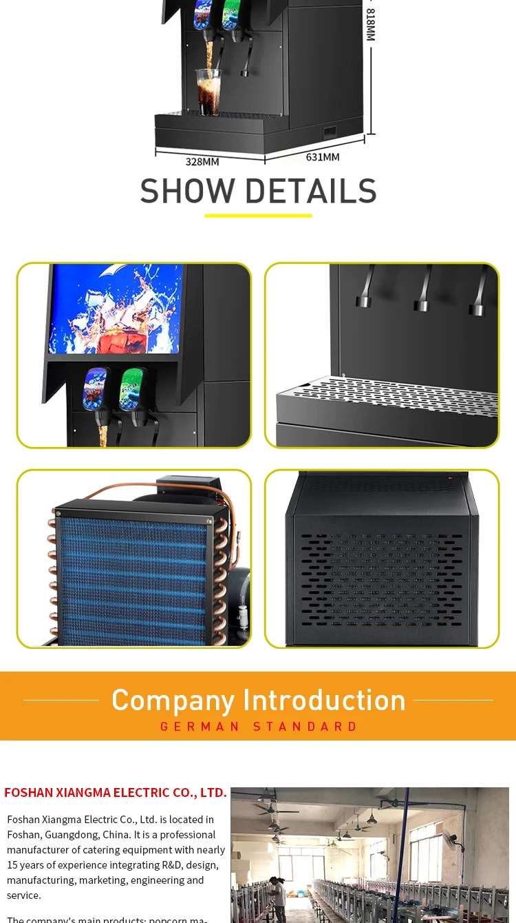 Commercial Cola Vending Machine Carbonated Soda Drink Mixing Machine ...