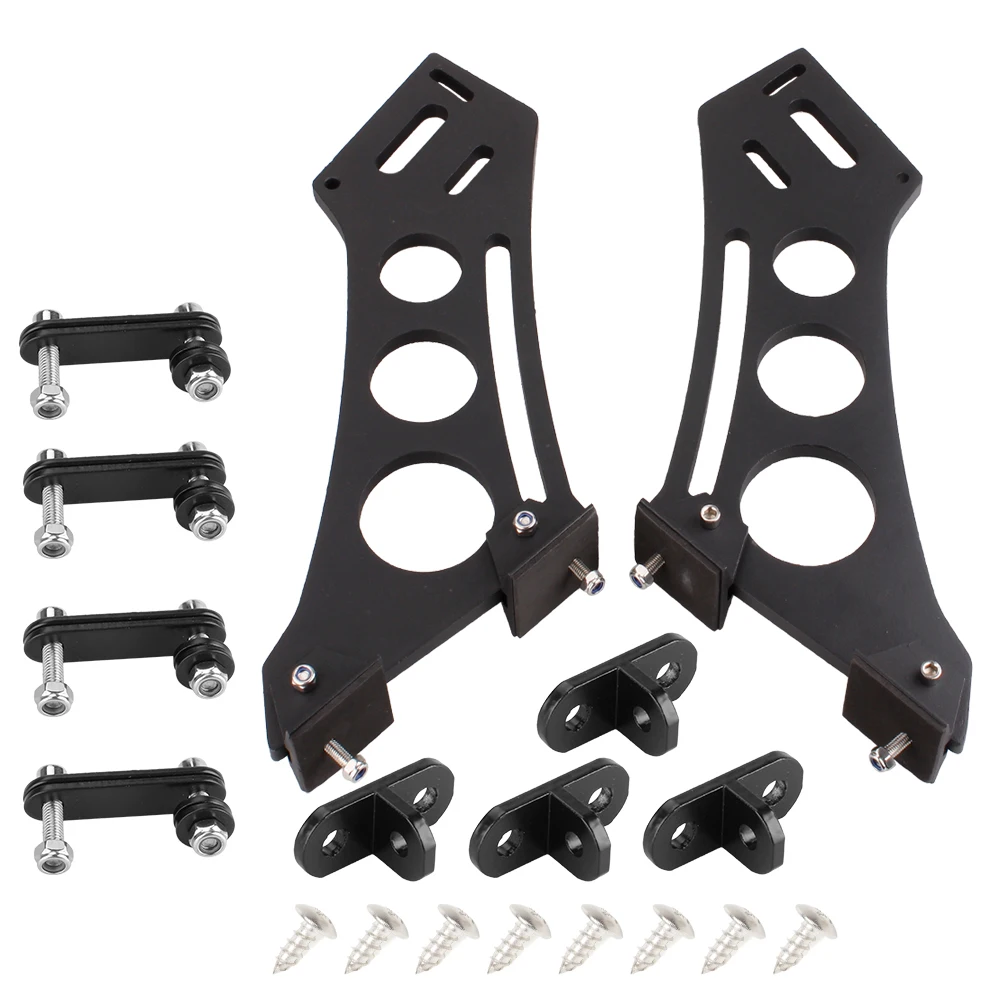 10" Universal Car Rear Wing Trunk Racing Tail Spoiler Legs Mount ...