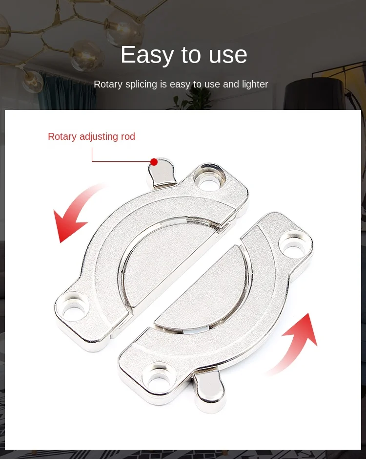 Versatile Desk Dinning Table Top Connector Latch Bench Panel Connectors ...