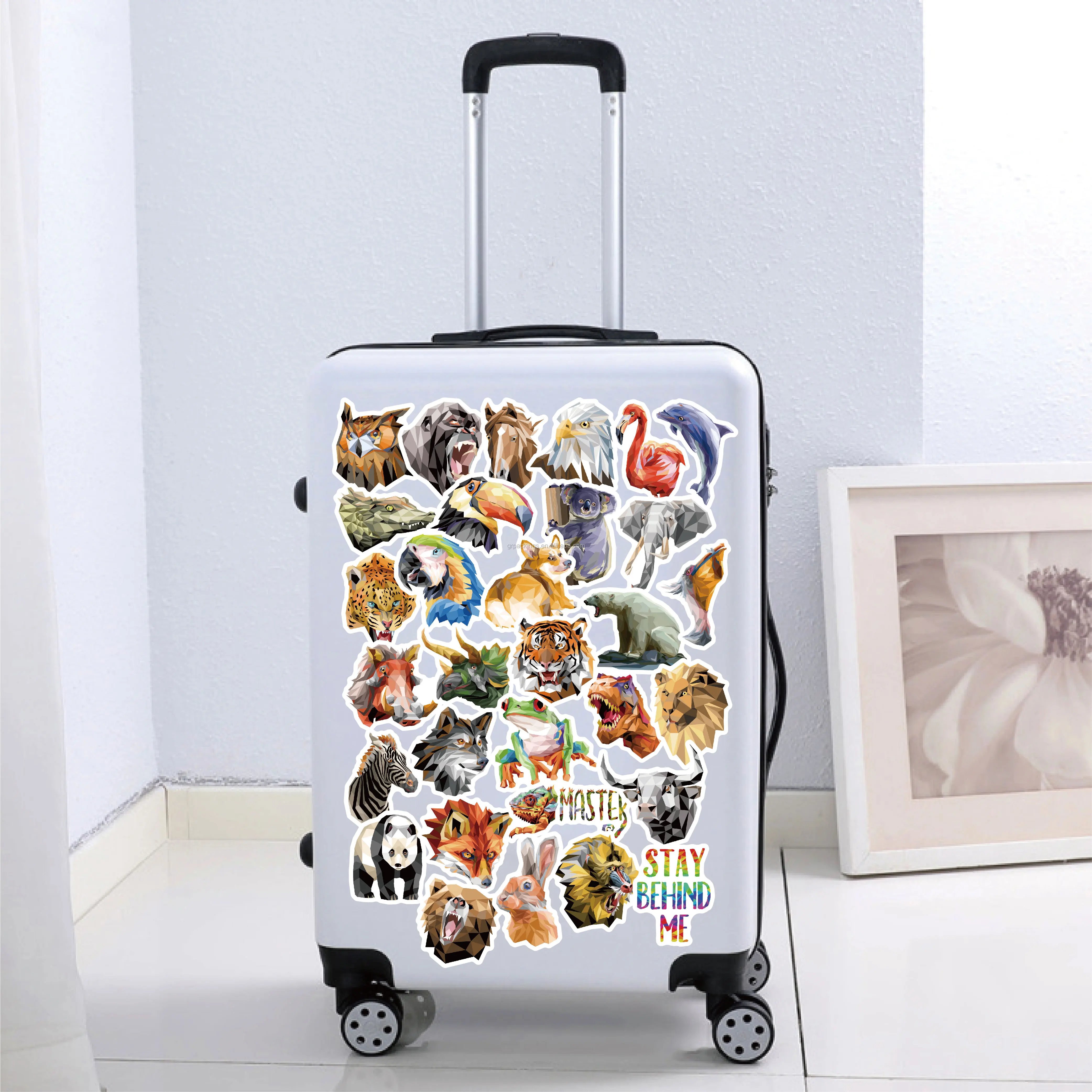 Original Design Low Poly Art Stickers For Kids Water Proof Laptop ...