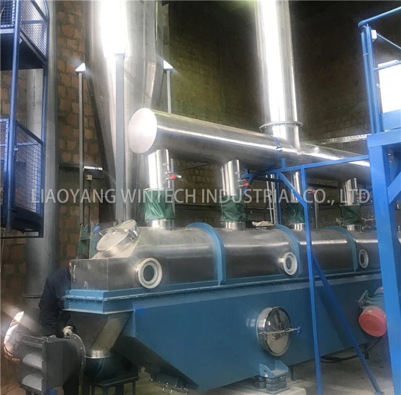 Industrial continuous sea salt flake fluidized bed dryer machine ...
