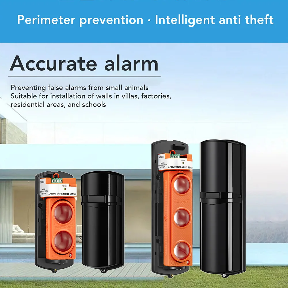 Perimeter Security Beams Alarm System - Home Garden Fence