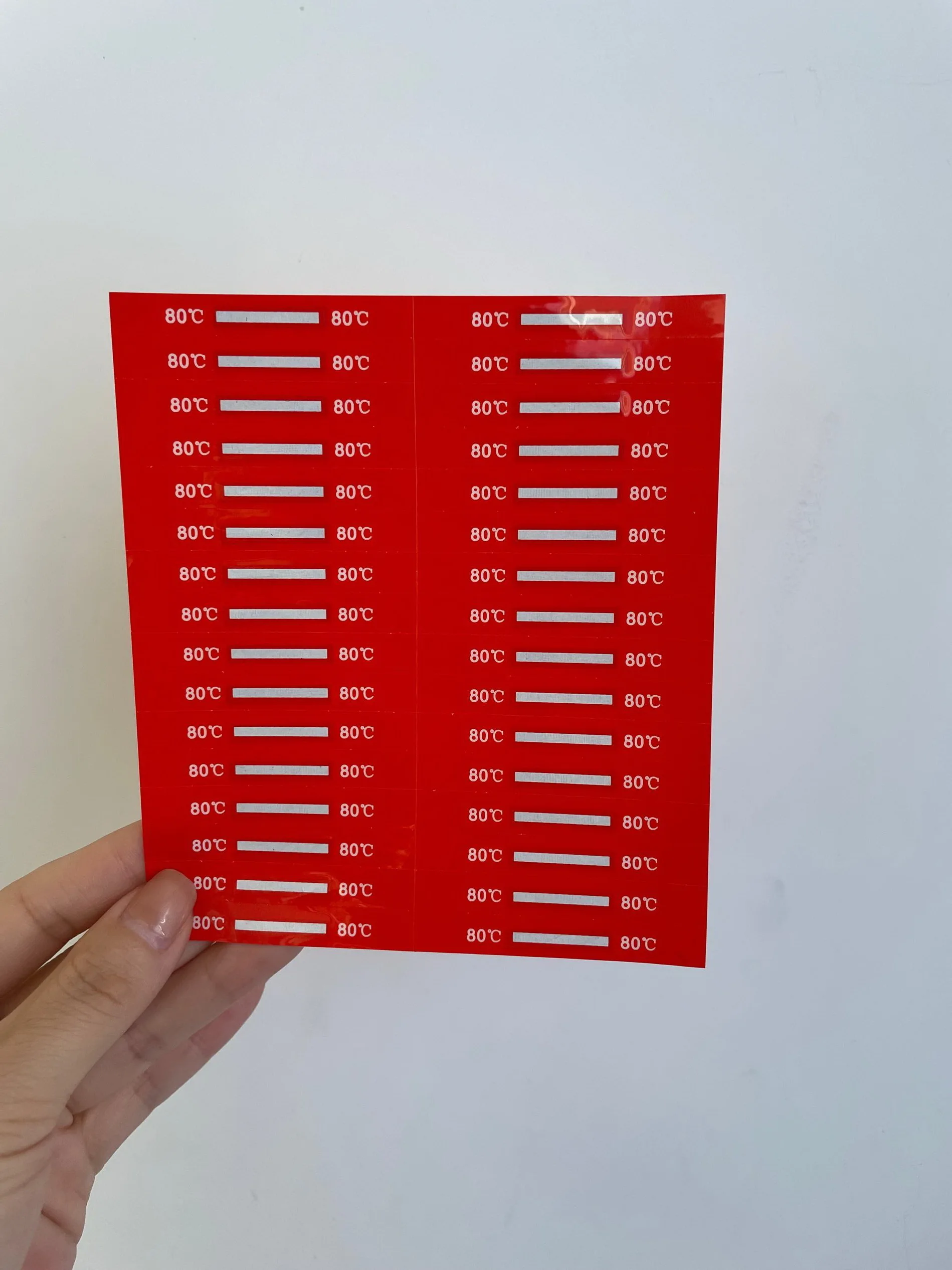 Temperature Irreversible Color Change Sticker Thermometer Custom ...