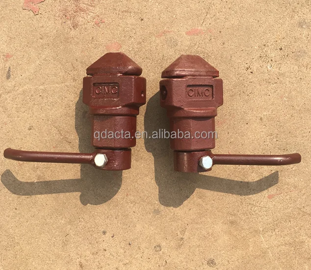 New ISO Shipping Container Twist Lock Flat Rack Screw Type with Bottom ...