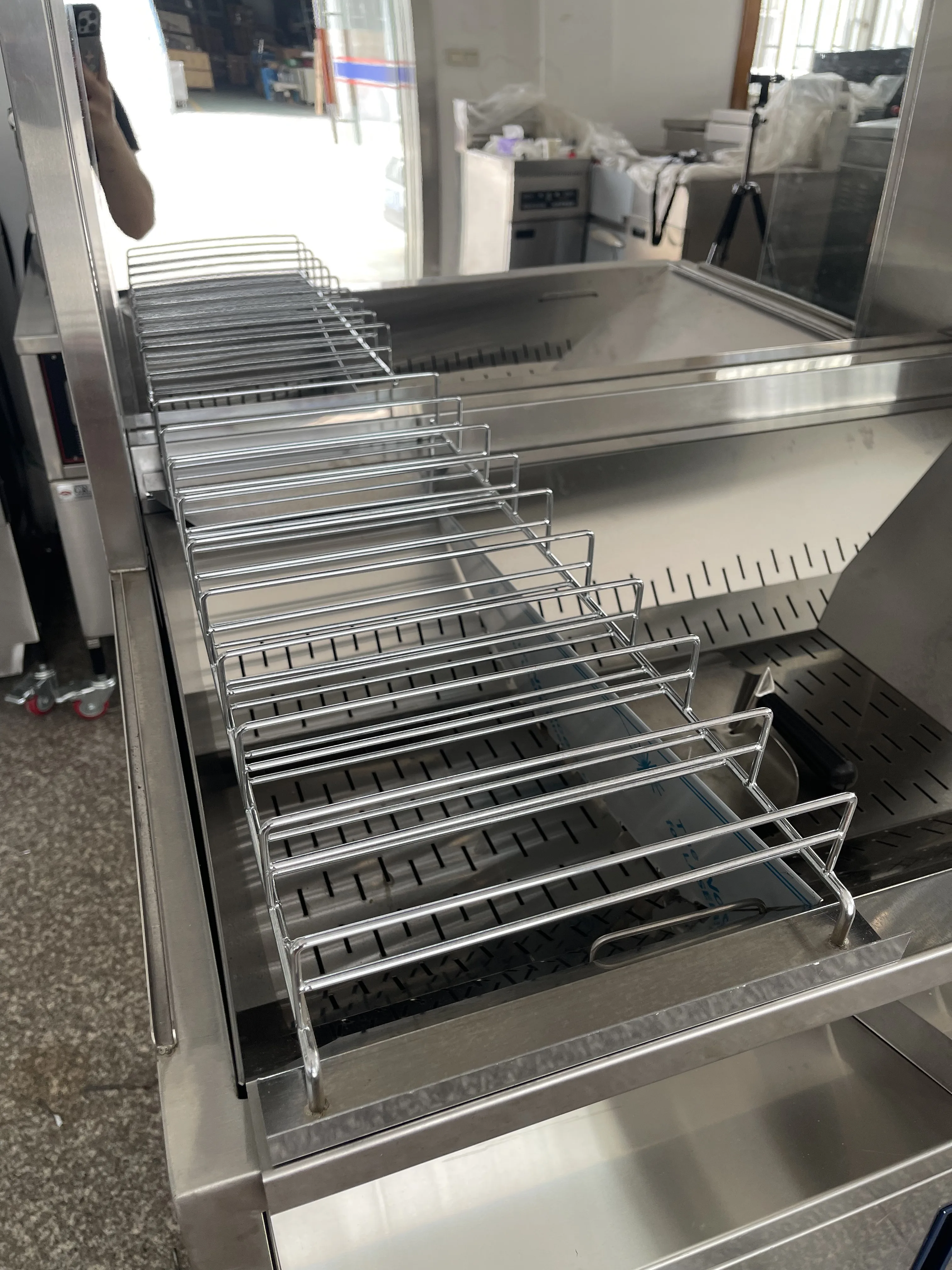 Electric Food Warmer Display Stand Counter Top French Fries Warmer for ...