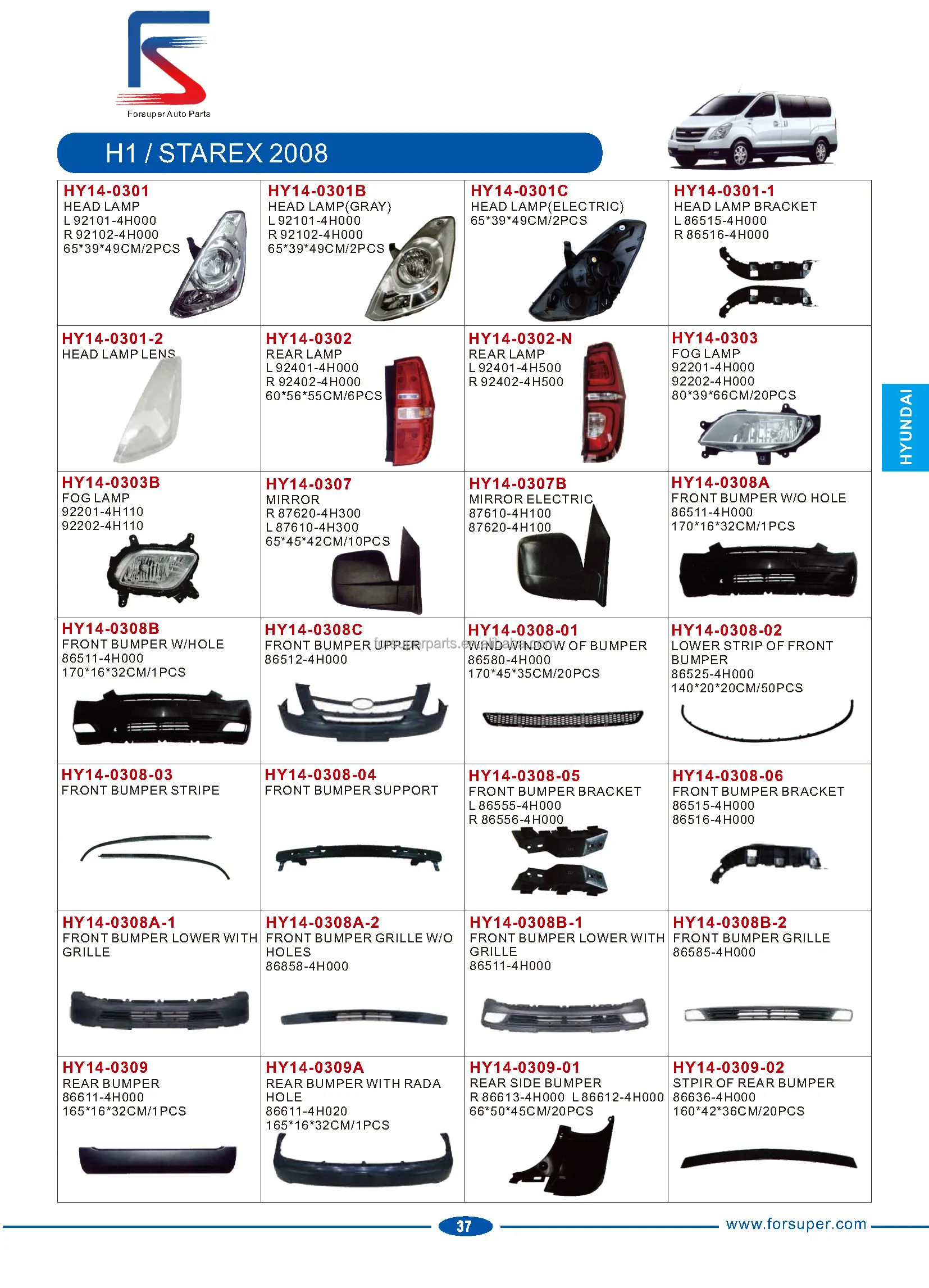 Rear Bumper for HYUNDAI H1 STAREX 2008 86611-4H000| Alibaba.com