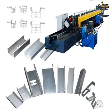 Fully Automatic Steel Framing Machine For House Building Light Steel ...