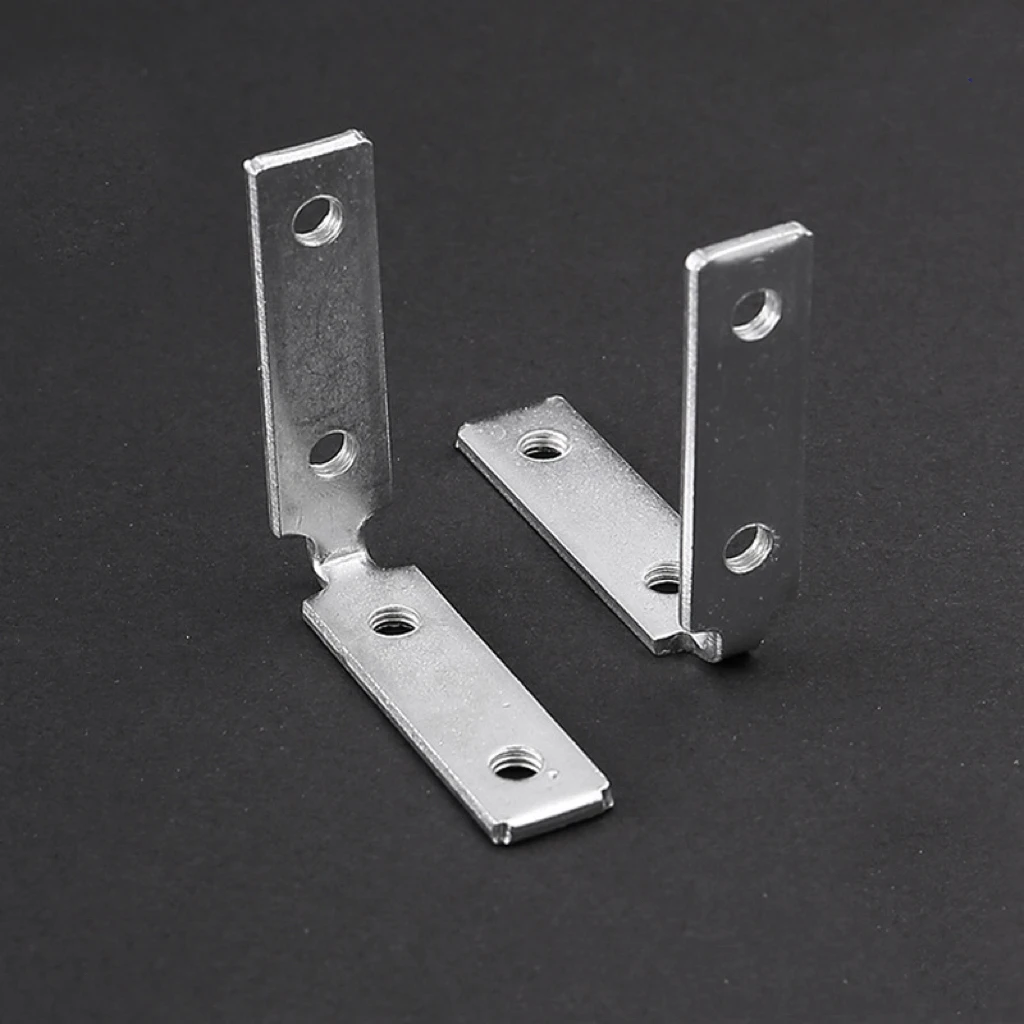 L-Shape 90 Degree Iron Corner Fixed Bracket Connector Wood Board ...
