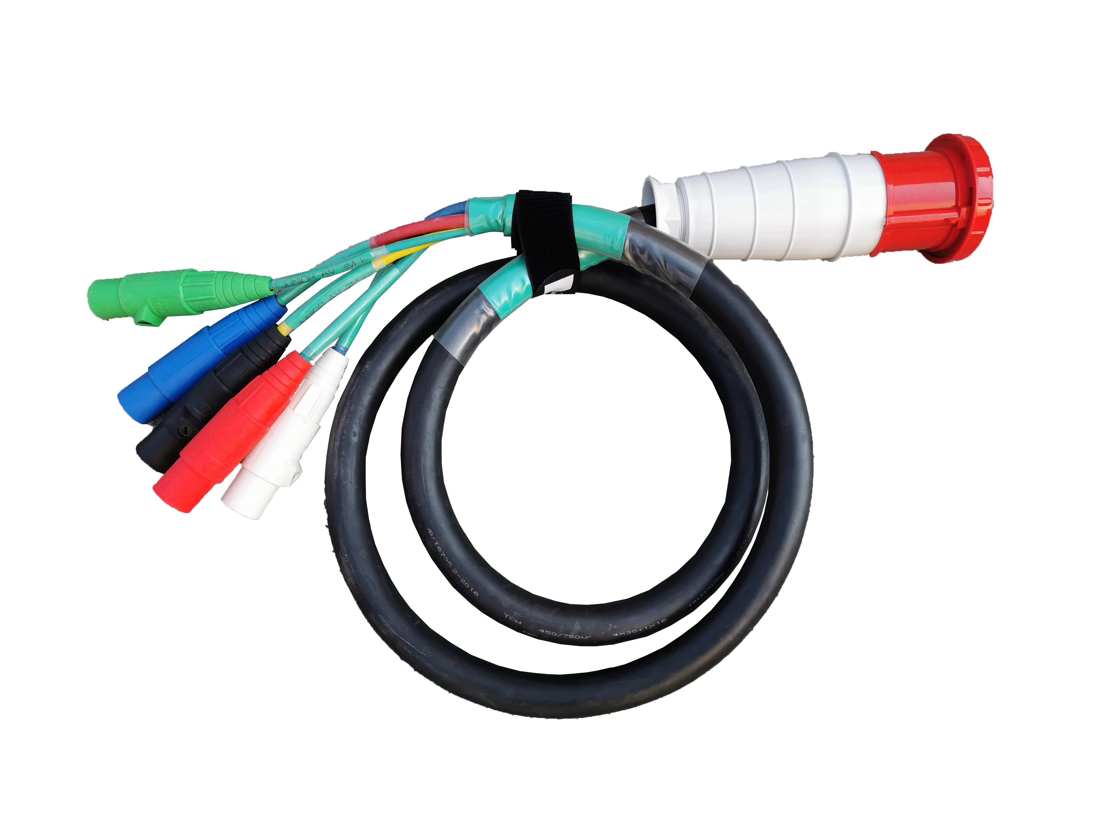 Profesional 5x16mm CEE 63A 5pin Power Extension Cable with CEE Male ...