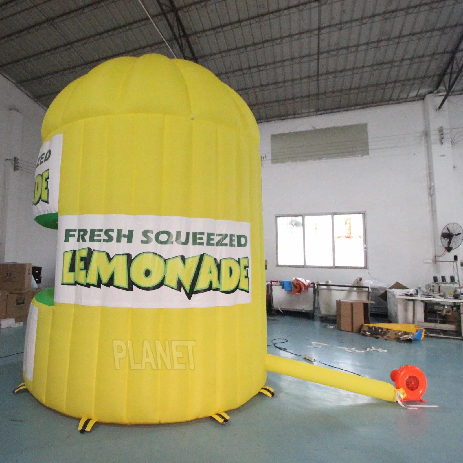 Inflatable Lemon Cartoon Booth Aerated Custom Made Sales Tent ...