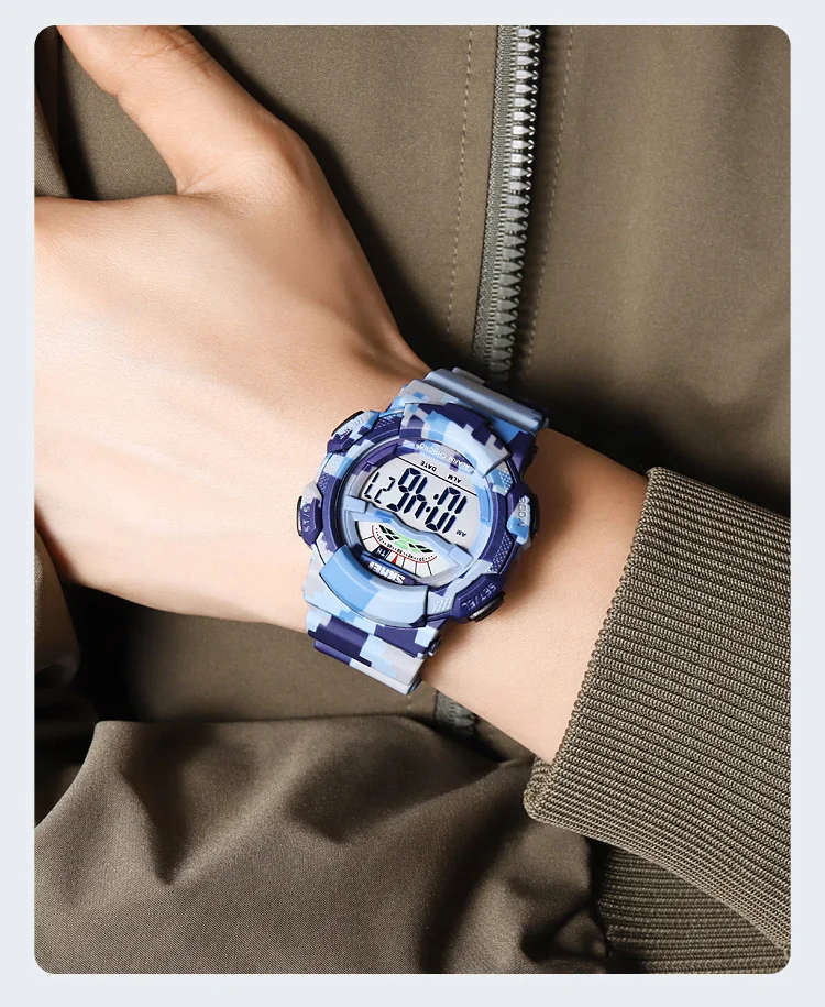 Skmei 2153 Bright Color Digital Watch - Kids' Waterproof Sport Watch