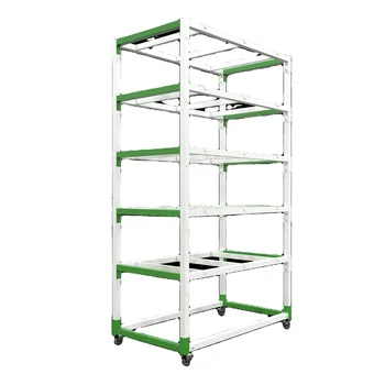 Microgreen Planting Trays Plastic Pvc Vertical Grow Rack /hydroponic ...