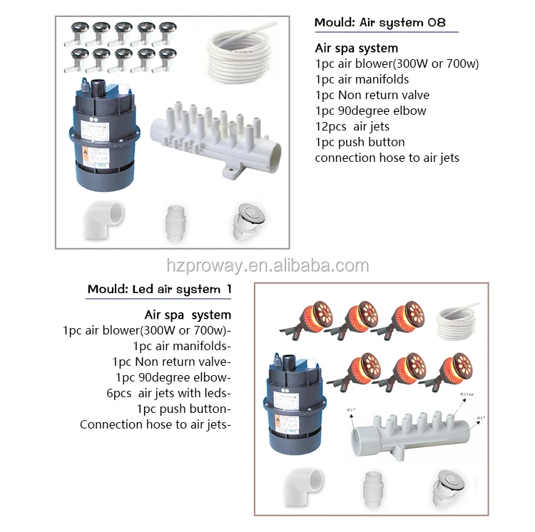 2024 New Hot Tub Bubble System - Whirlpool Air Massage Kit