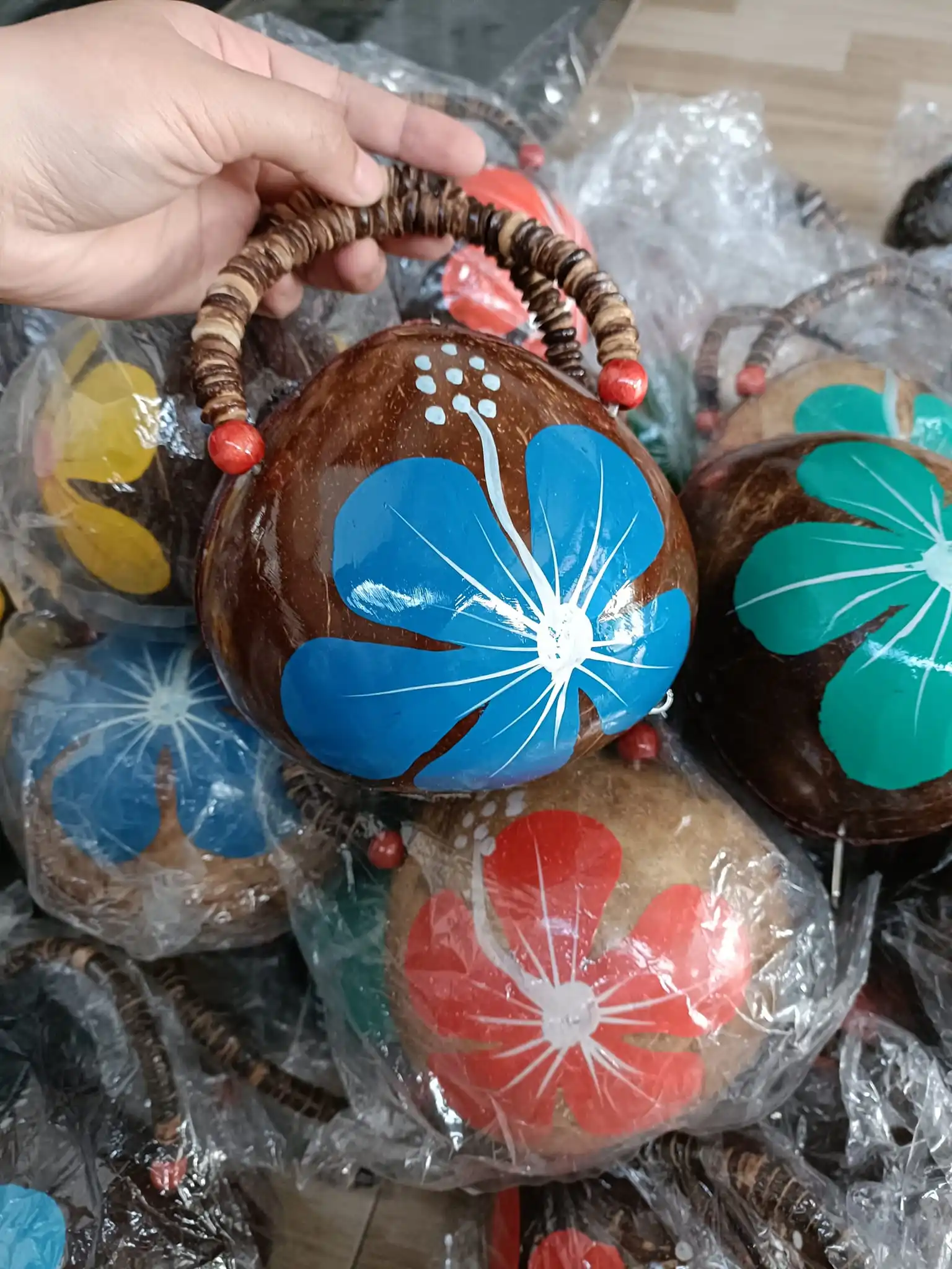 Hot Trend 2024 Coconut Shell Bag High Quality Handicraft Handbag ...