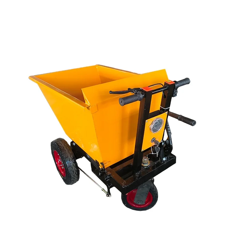 Hand Truck Battery Powered Electric Mini Dumper Trolley Small Dumping Cart Hand Push Cart - Buy ...