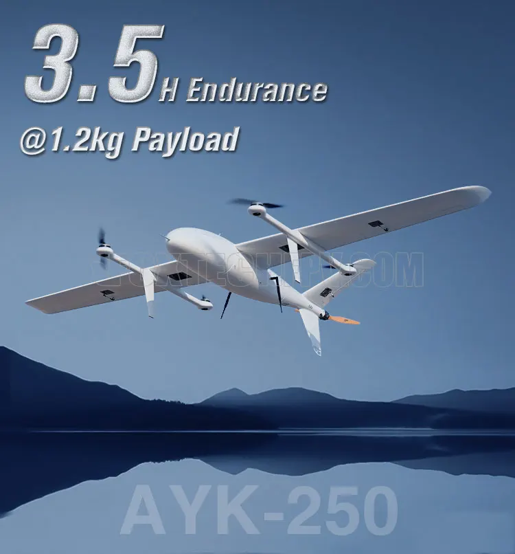 Foxtech Ayk-250 Lange Afstand Klaar Om Te Vliegen Met Vaste Vleugel ...