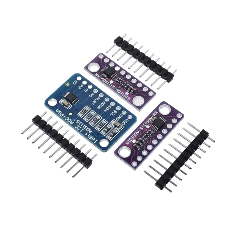 I2C ADS1115 ADS1015 16 Bit ADC 4 channel Module with Programmable Gain ...