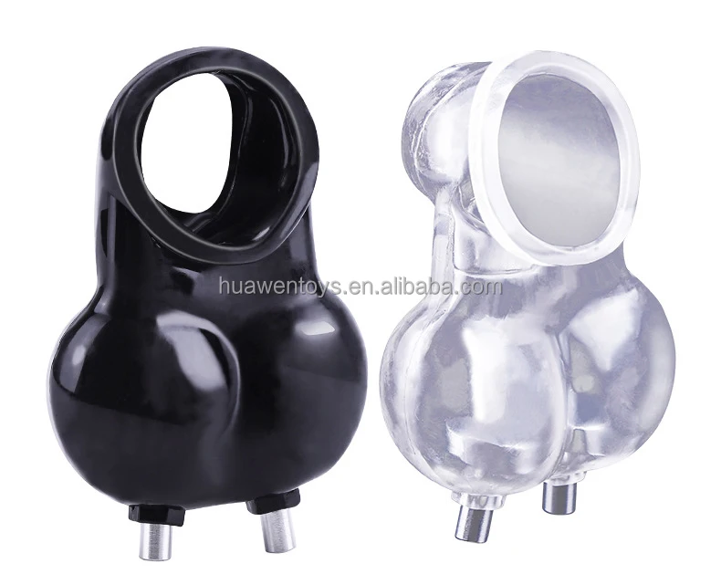 Adult Electric Shock Pulse Scrotal Bondage Penis JJ Ring