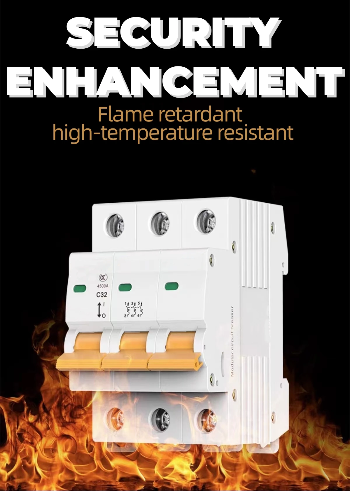 Mcb Miniature Circuit Breaker C10-125a And Motor Overload And Short ...