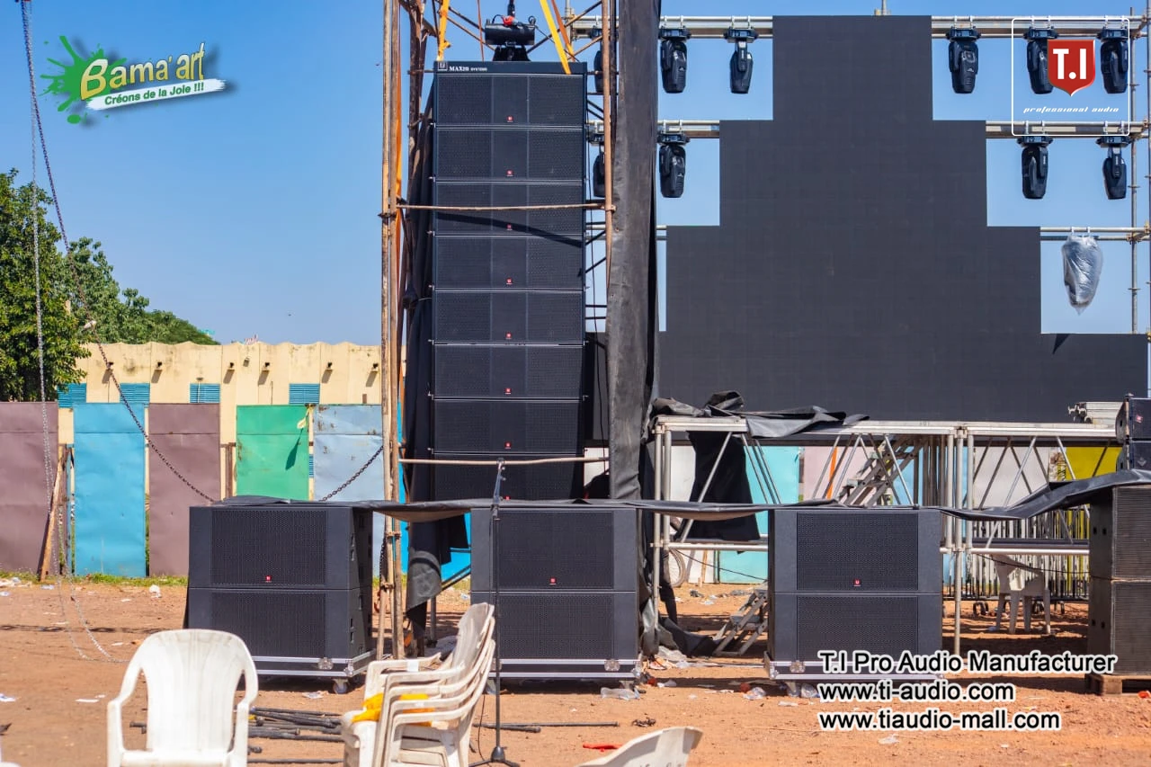 Professional 3-way Passive Line Array Speaker System Dual 15 Inch Audio ...