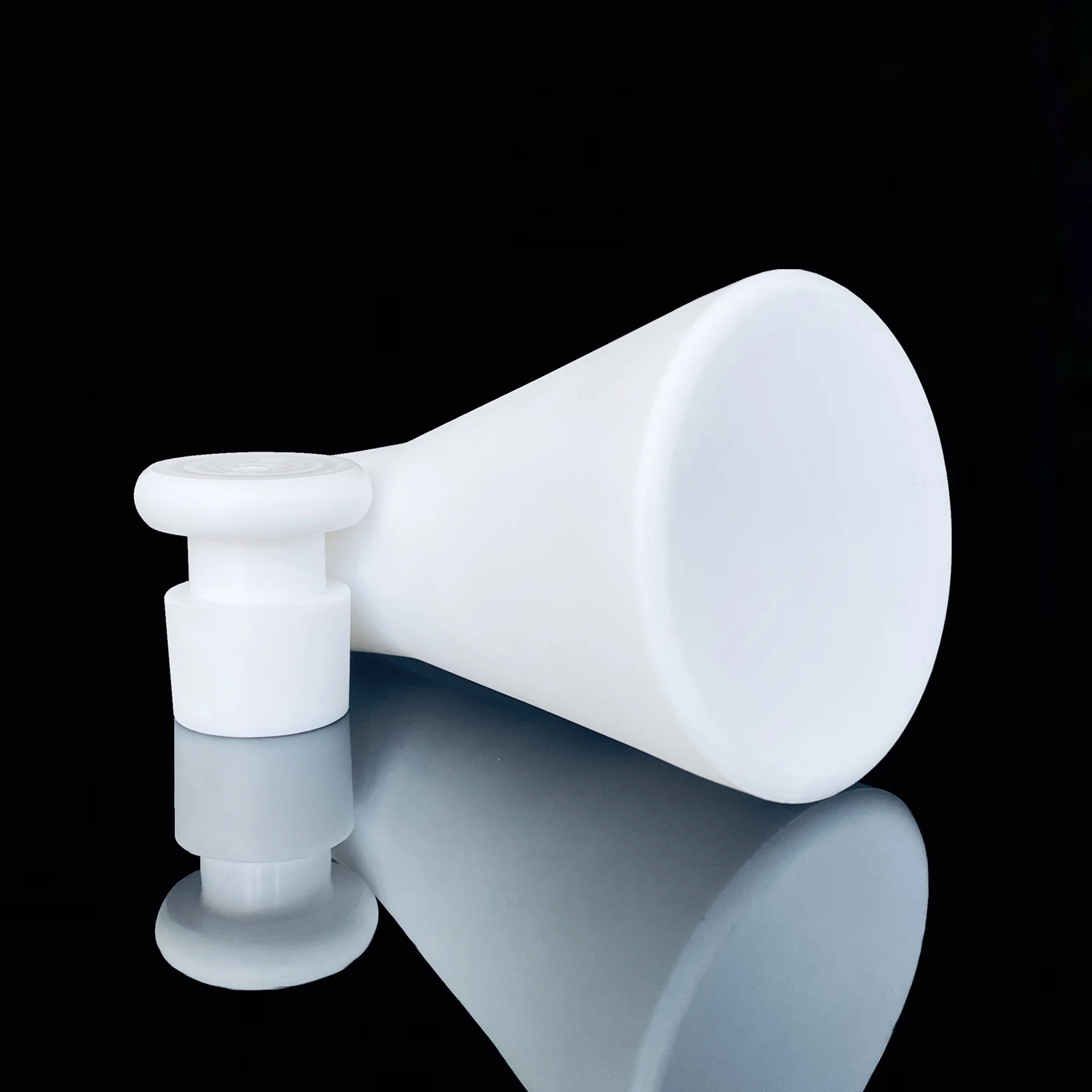 4Lab 250/500ml PTFE Flat Bottomed Triangular Flask PTFE Capped ...