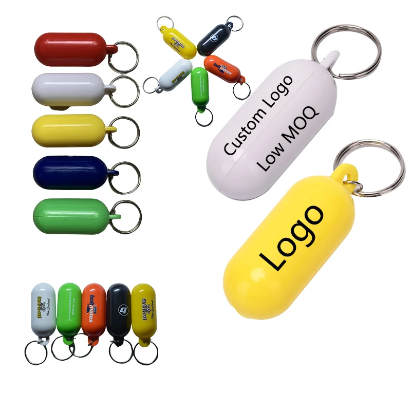 Custom Logo Beach Float Key Chain - Floating PS Keychain