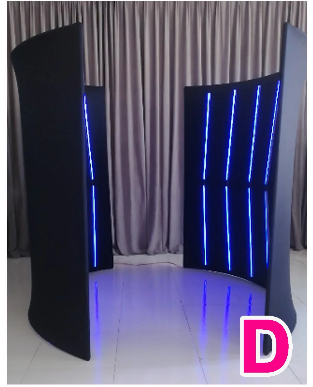 Wholesale 360 Photo Booth Led Enclosure Curved 360 Video Camera Booth ...